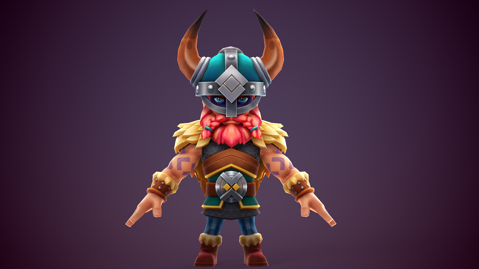 ArtStation - Magic Archer: Monster islands - Archer Viking