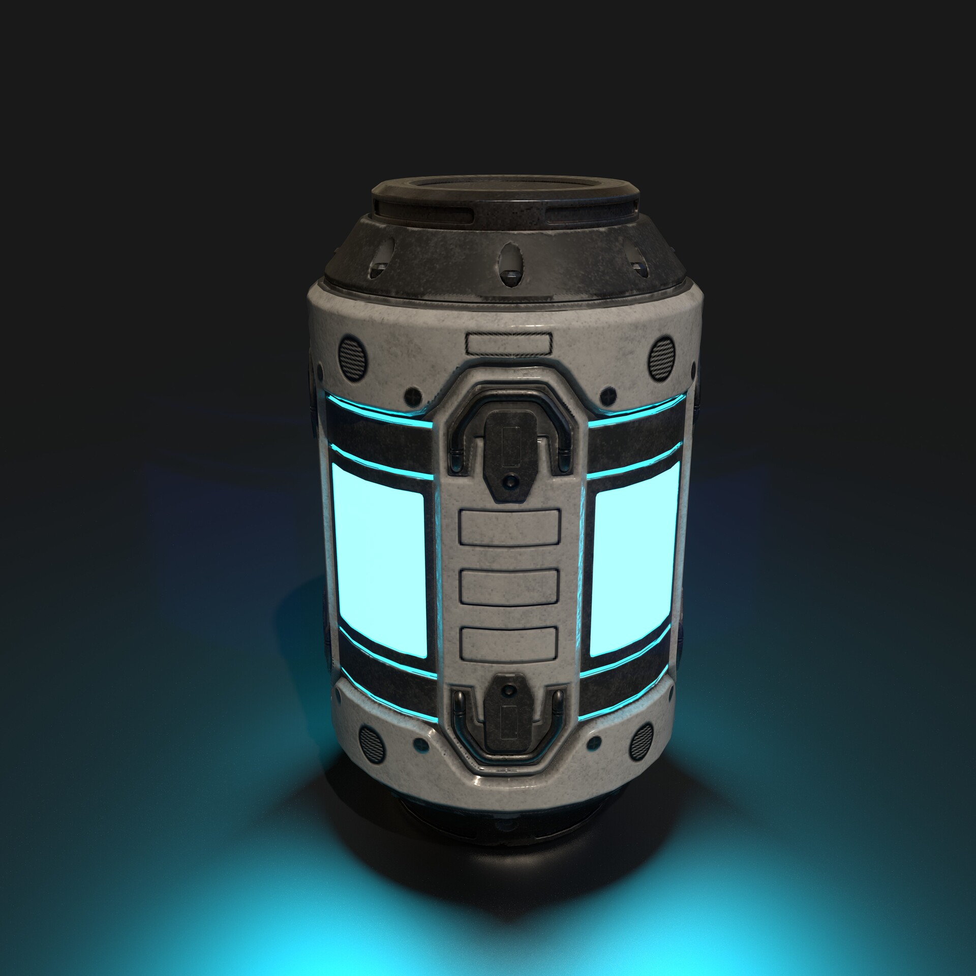 ArtStation - Sci Fi Barrel Low Poly