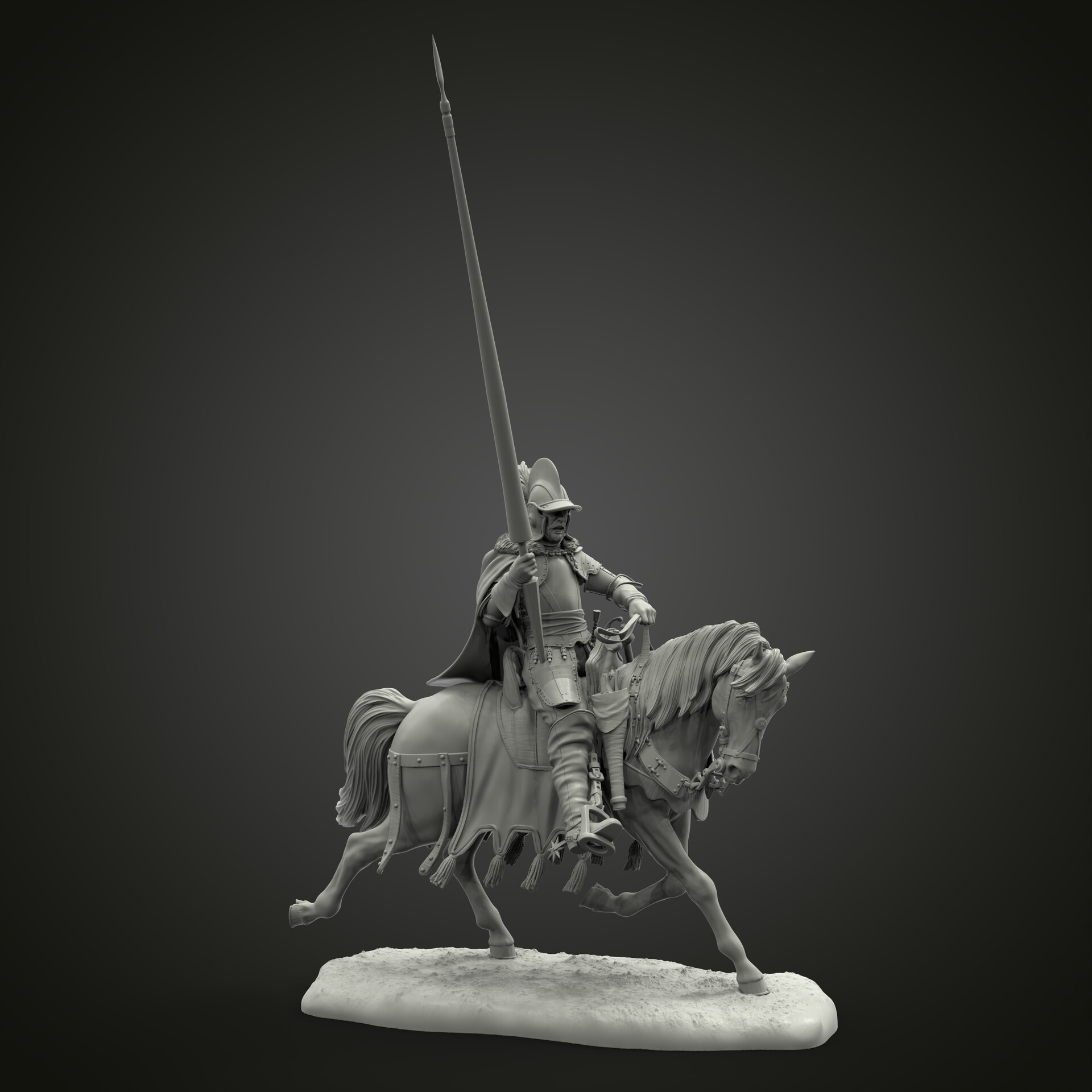 Nello Rivieccio - Demi-Lancer, end of the XVII century, European ...