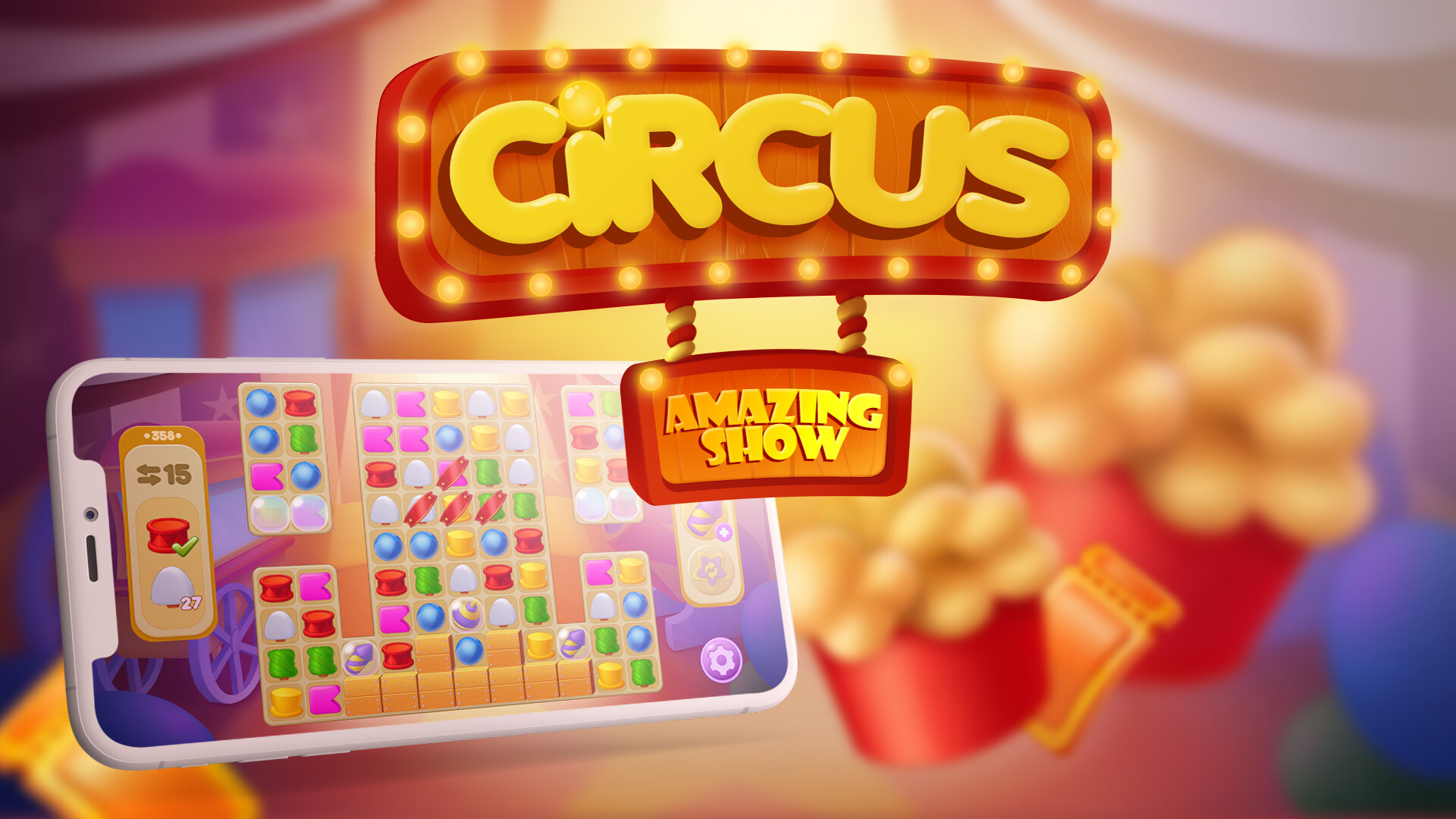 ArtStation - Match 3 Game | Circus