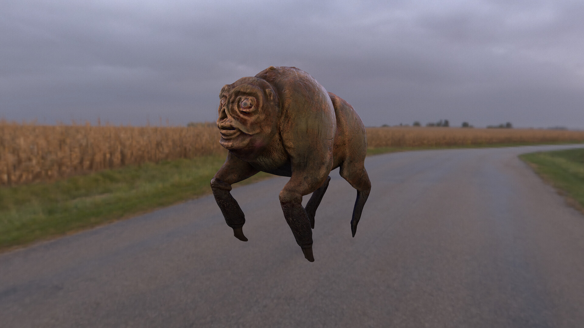 ArtStation - Flesh from Stalker concept