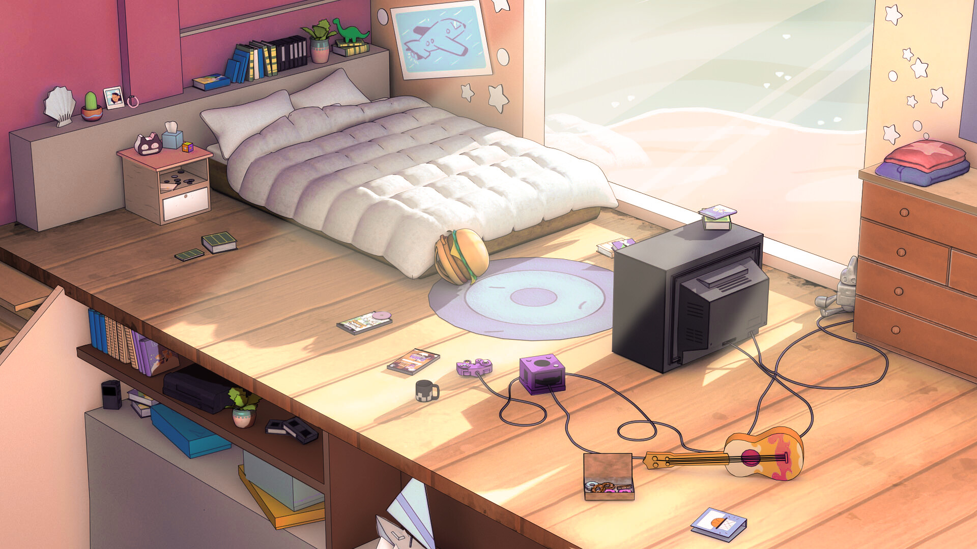 ArtStation - Steven Universe's bedroom