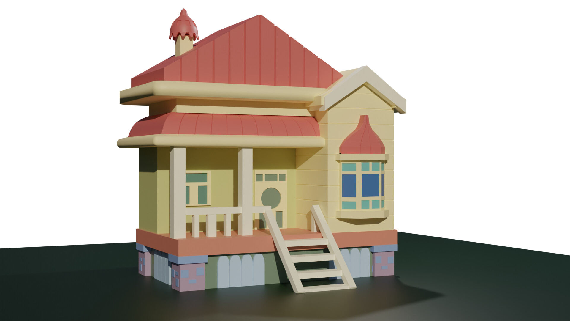 ArtStation - Bluey House for 3D print