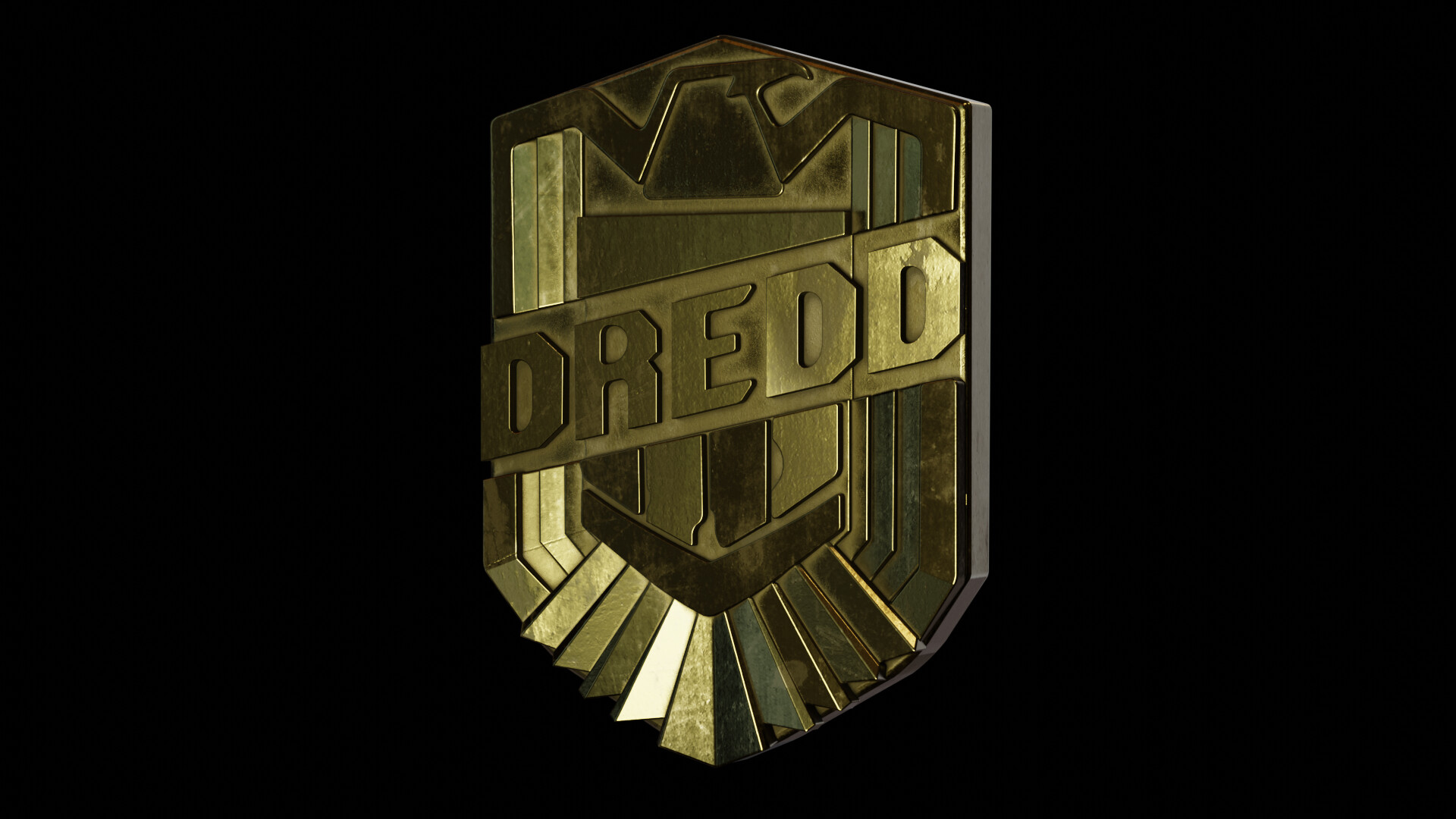 Judge Dredd Badge Wallpaper