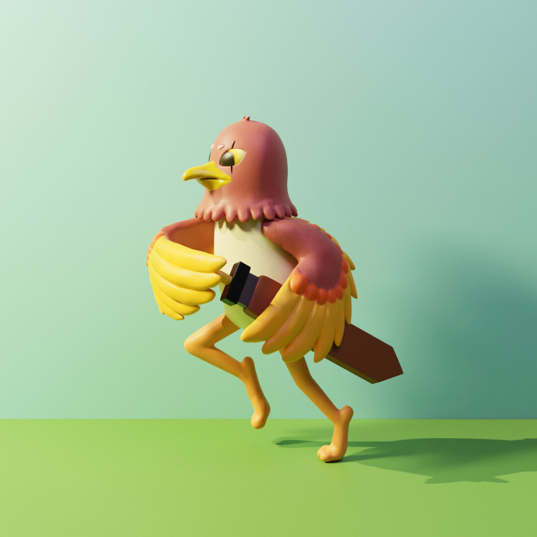 ArtStation - Stylized Birdman Character