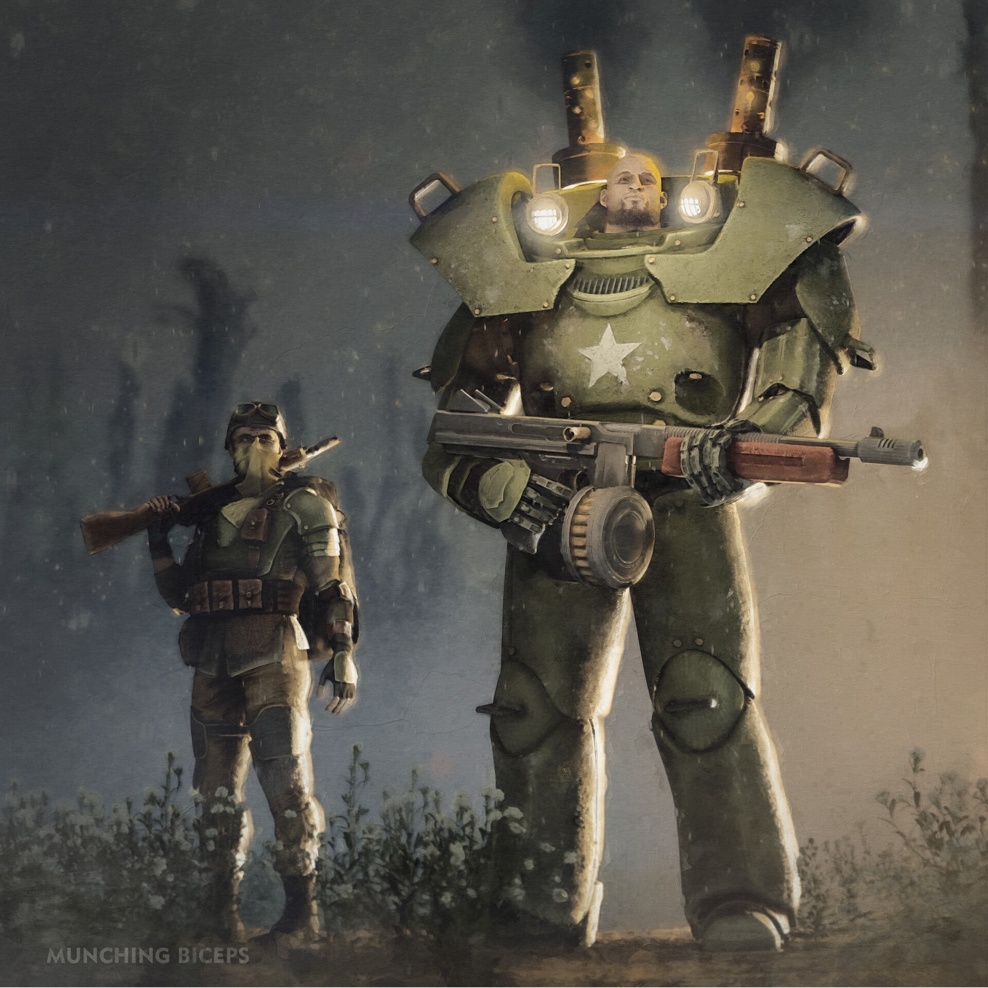 ArtStation - Concordian Mechanized Infantry