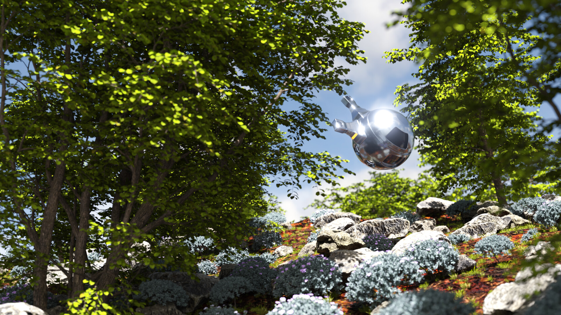 ArtStation - Probe in the Woods.