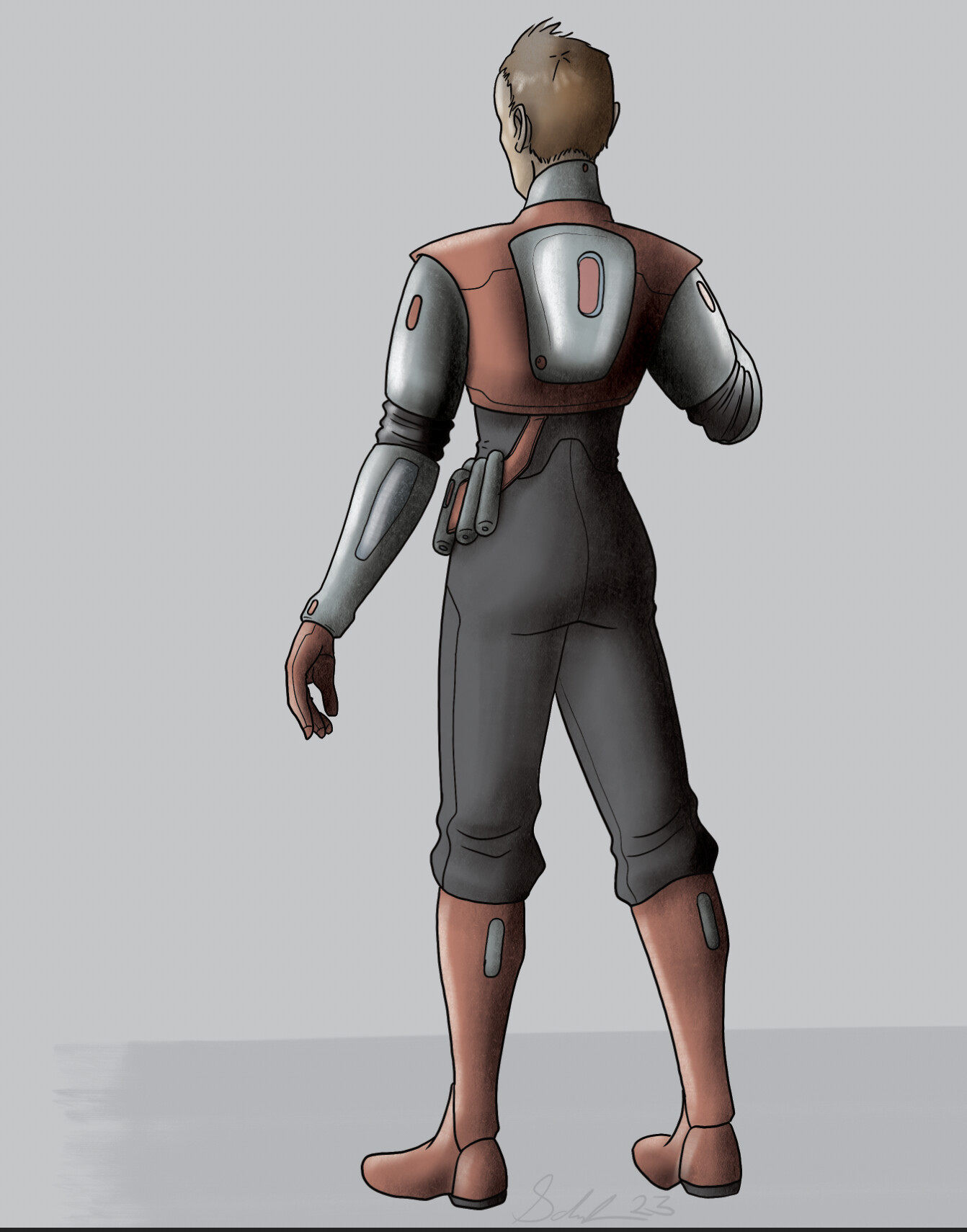 ArtStation - Valko Concept Design Back view