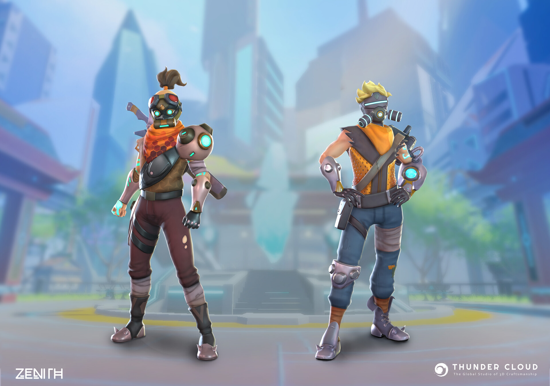 Thunder Cloud Studio - Zenith: The Last City - Characters Showcase