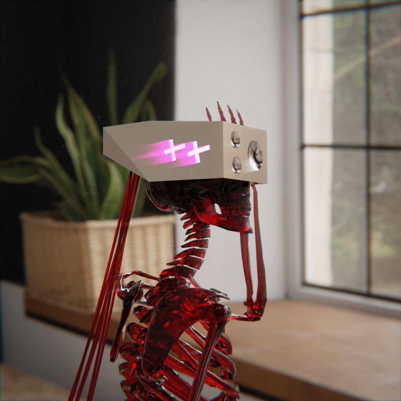 ArtStation - Bloody skeleton Frederico. Blender. Made purely just for fun