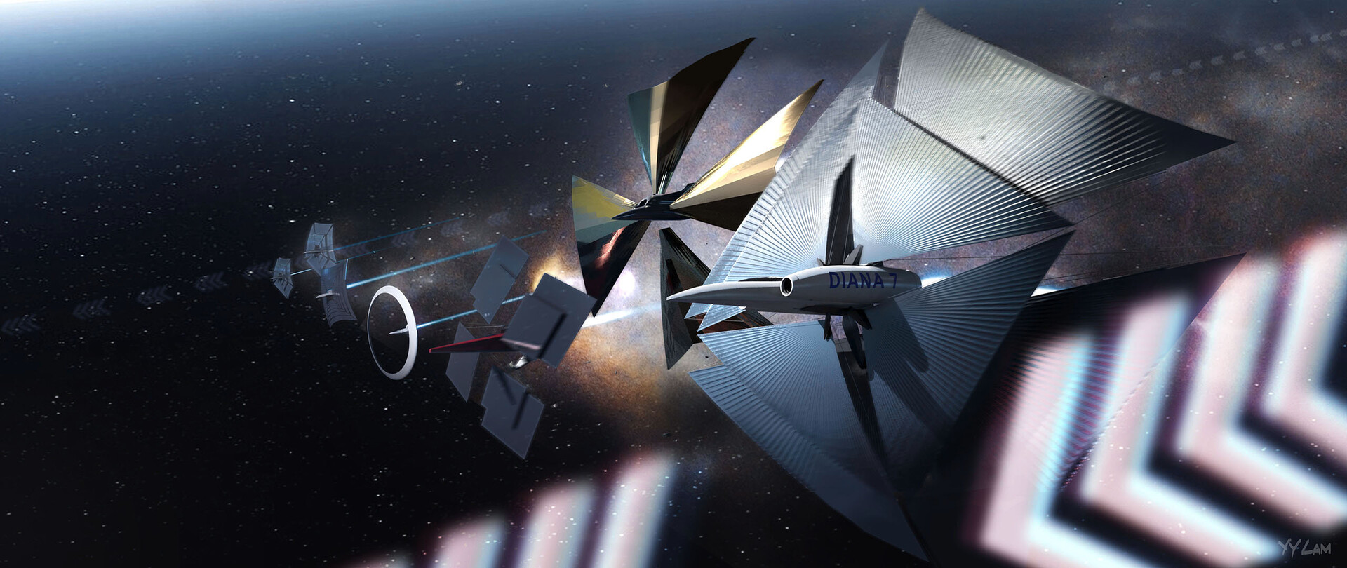 ArtStation - Space Sailing 3