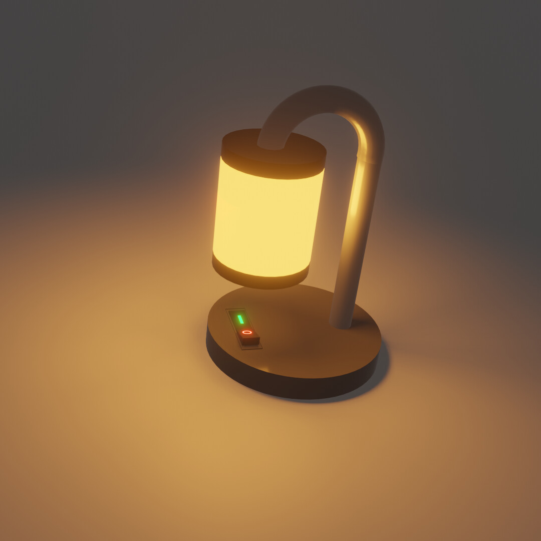 ArtStation - Modern table lamp for interior design