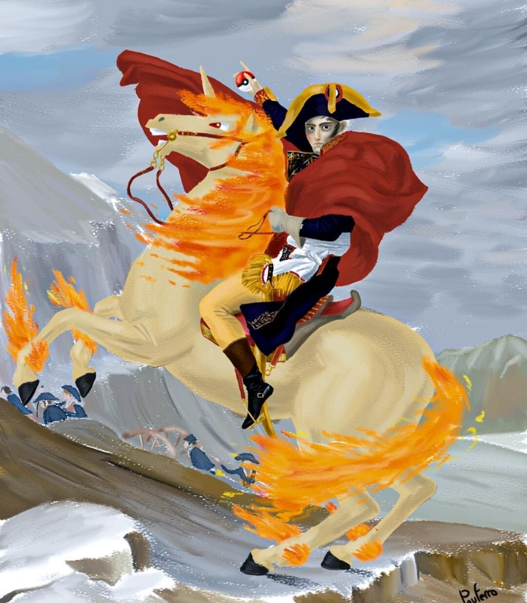 ArtStation - Napoleon Crossing the Alps