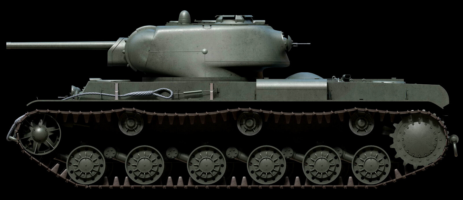 ArtStation - Soviet heavy tank KV-1