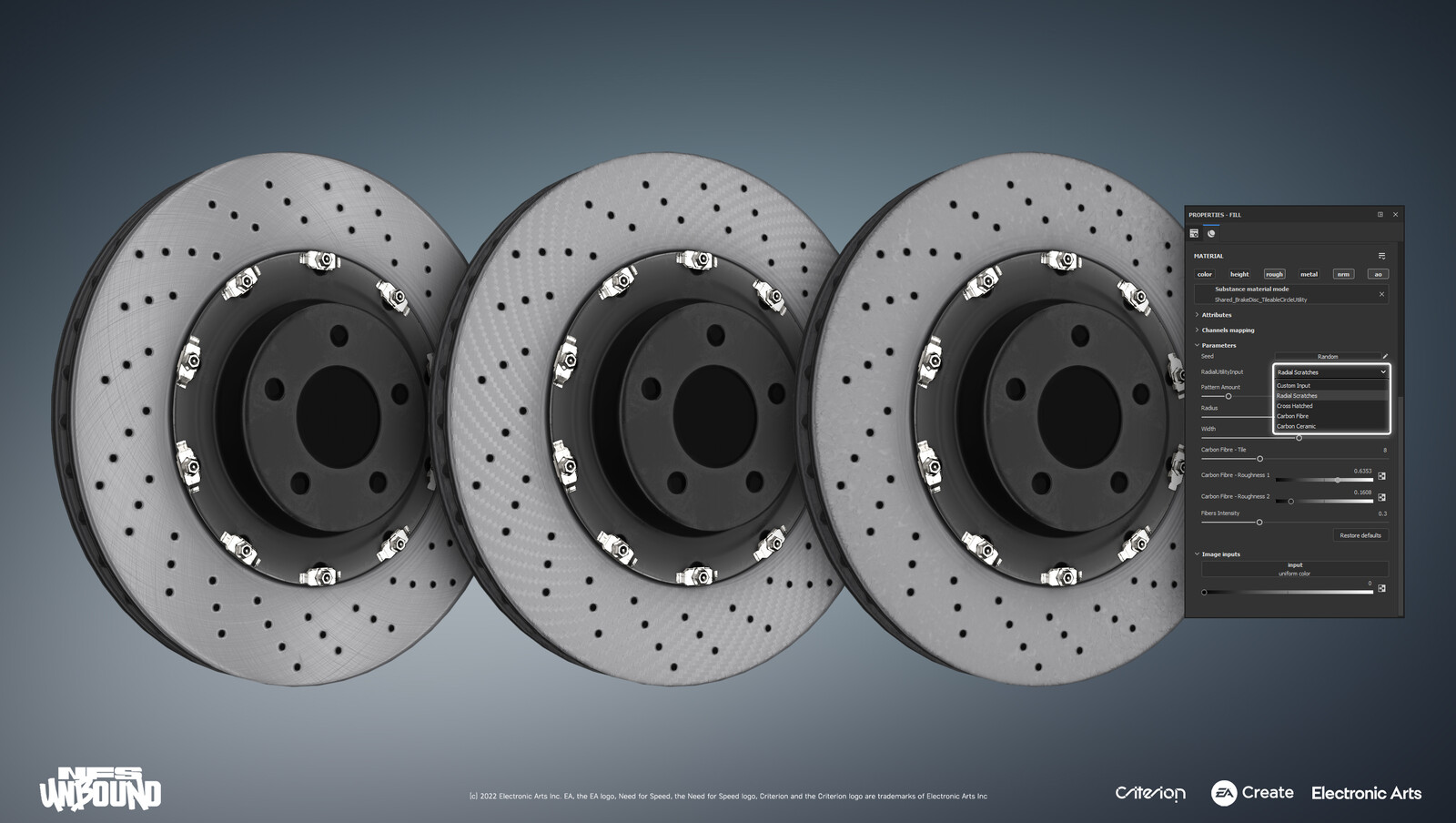 Giuliano Lo Bocchiaro - Need for Speed™ Unbound - Vehicle Art - Brake-Discs