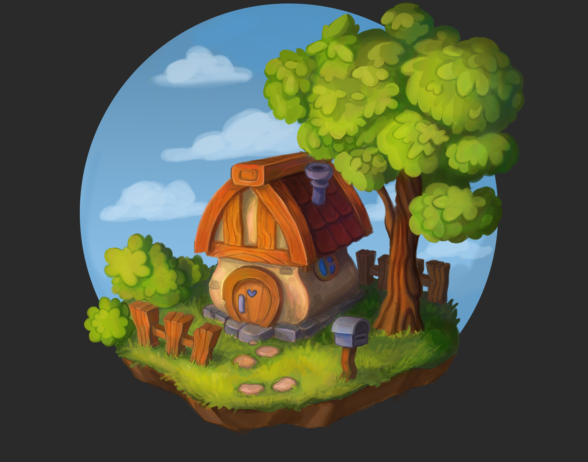 ArtStation - isometric house