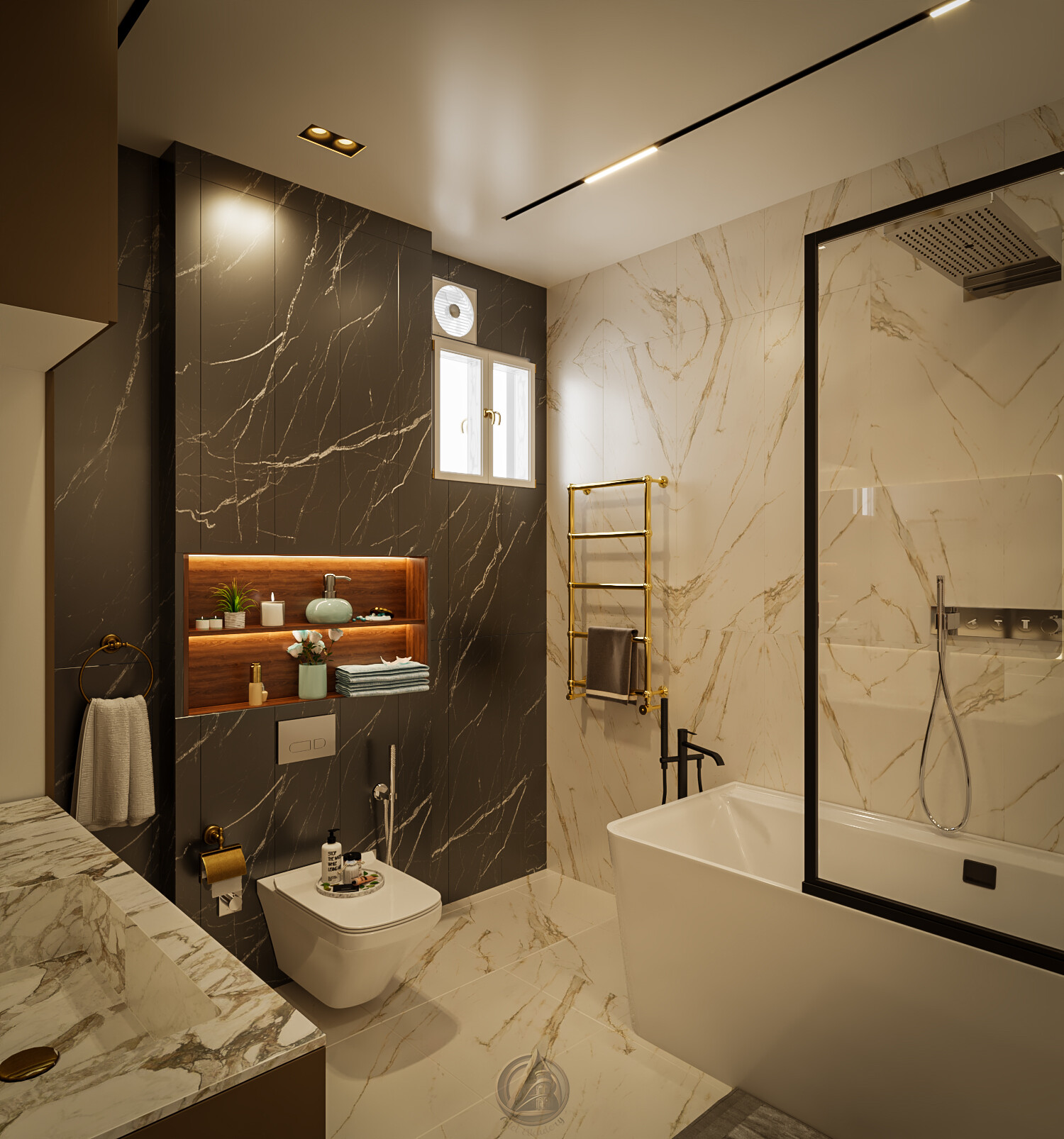 ArtStation - Master bathroom