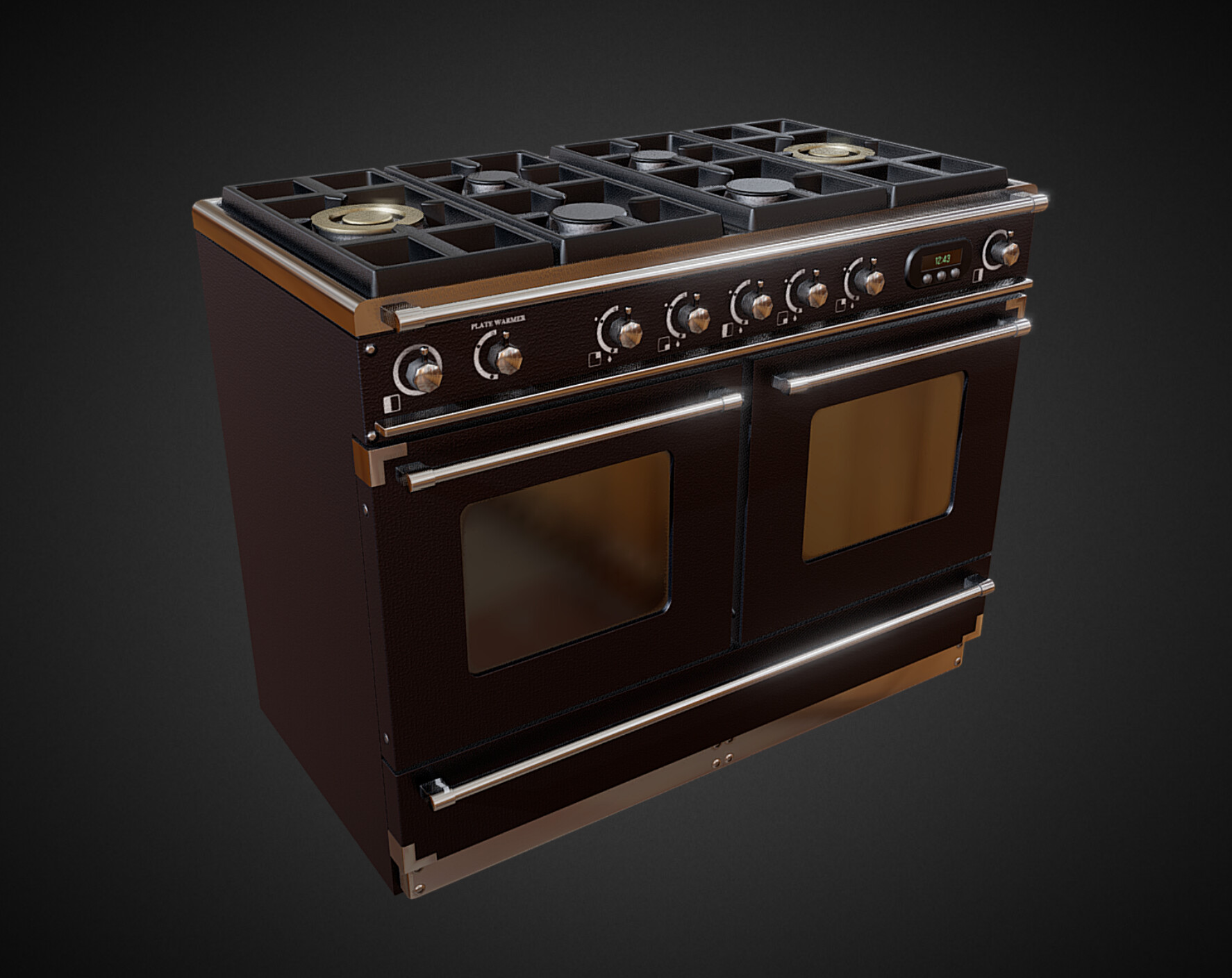 ArtStation - Range Style Cooker and Extractor Hood - Game Model
