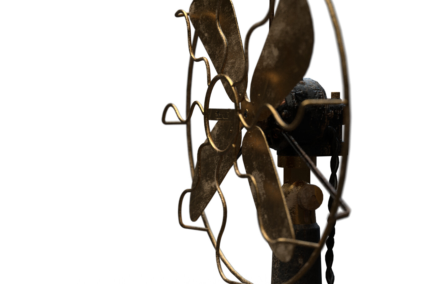 ArtStation - Old Broken Fan