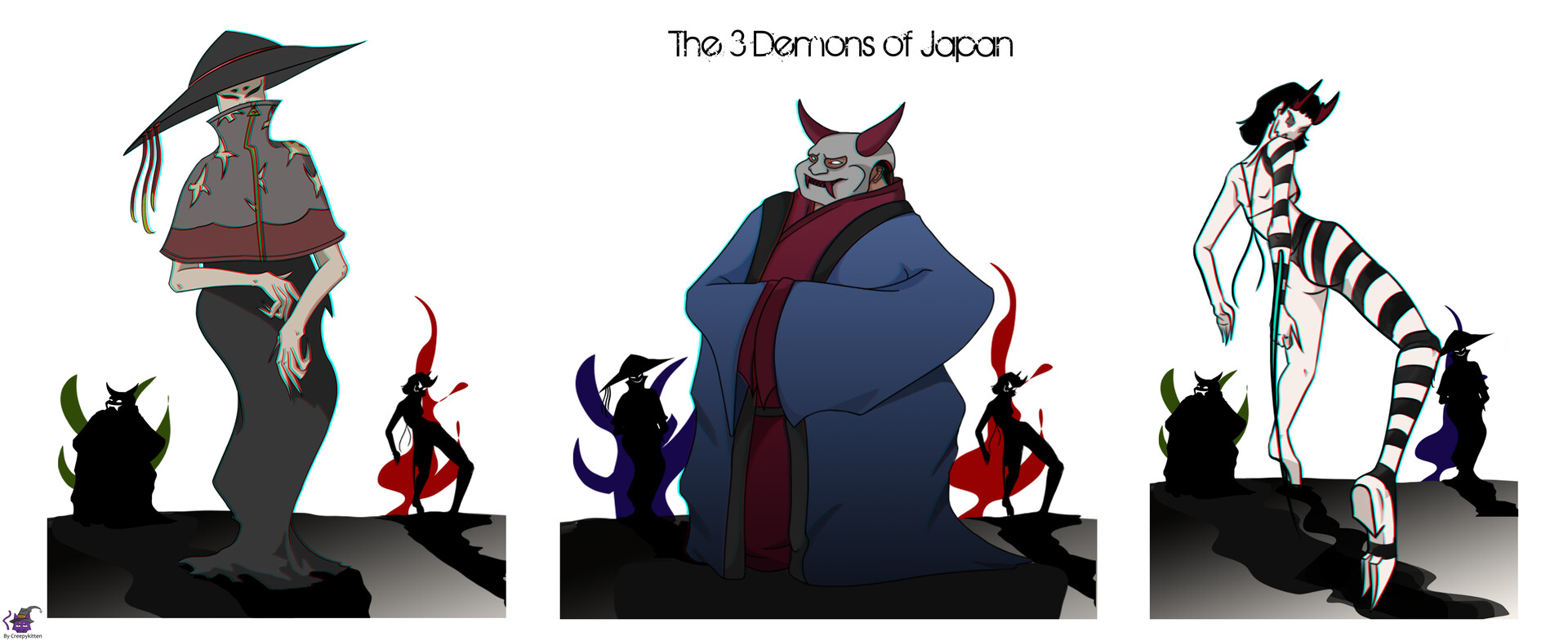 ArtStation - Demons of Japan