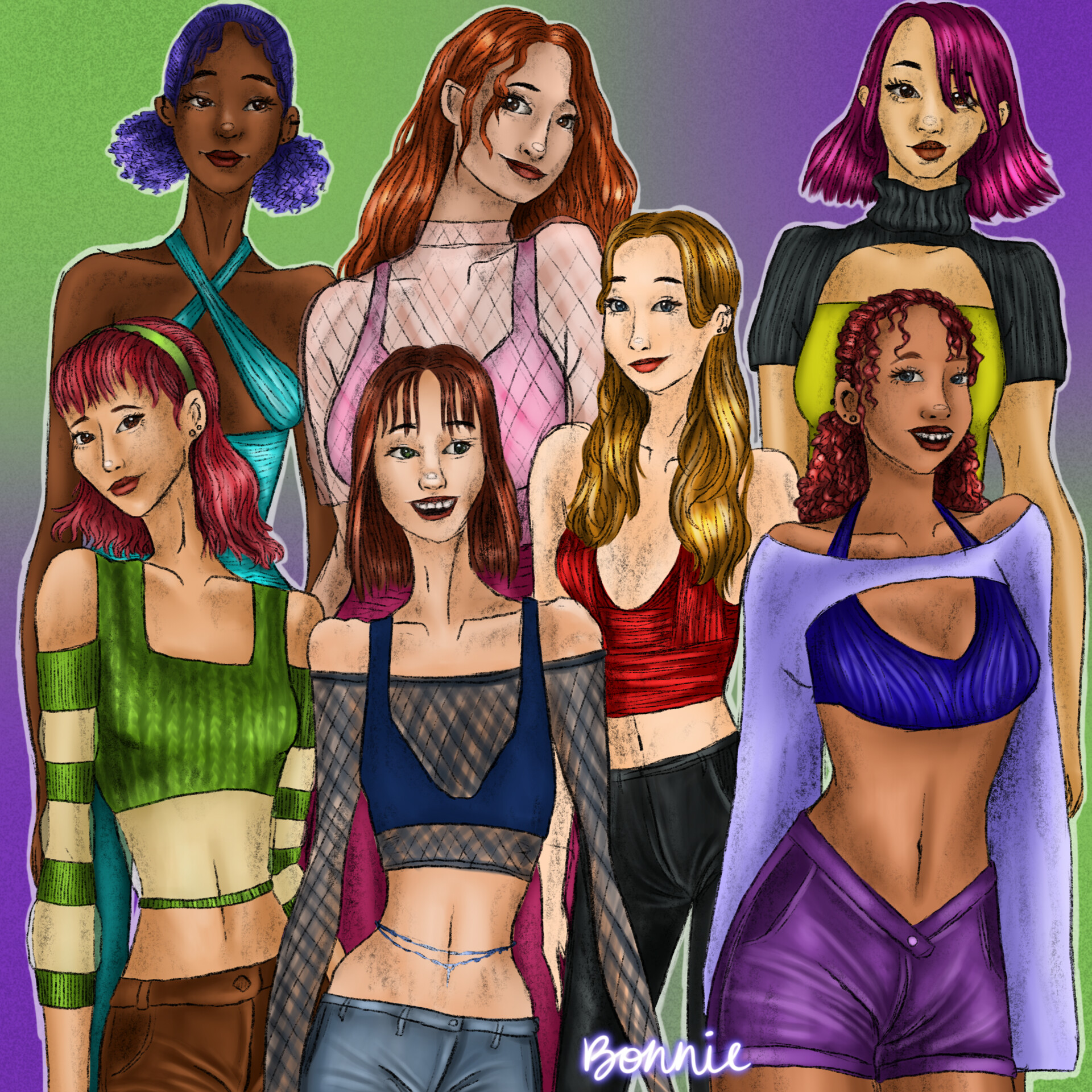 ArtStation - Group Fashion design