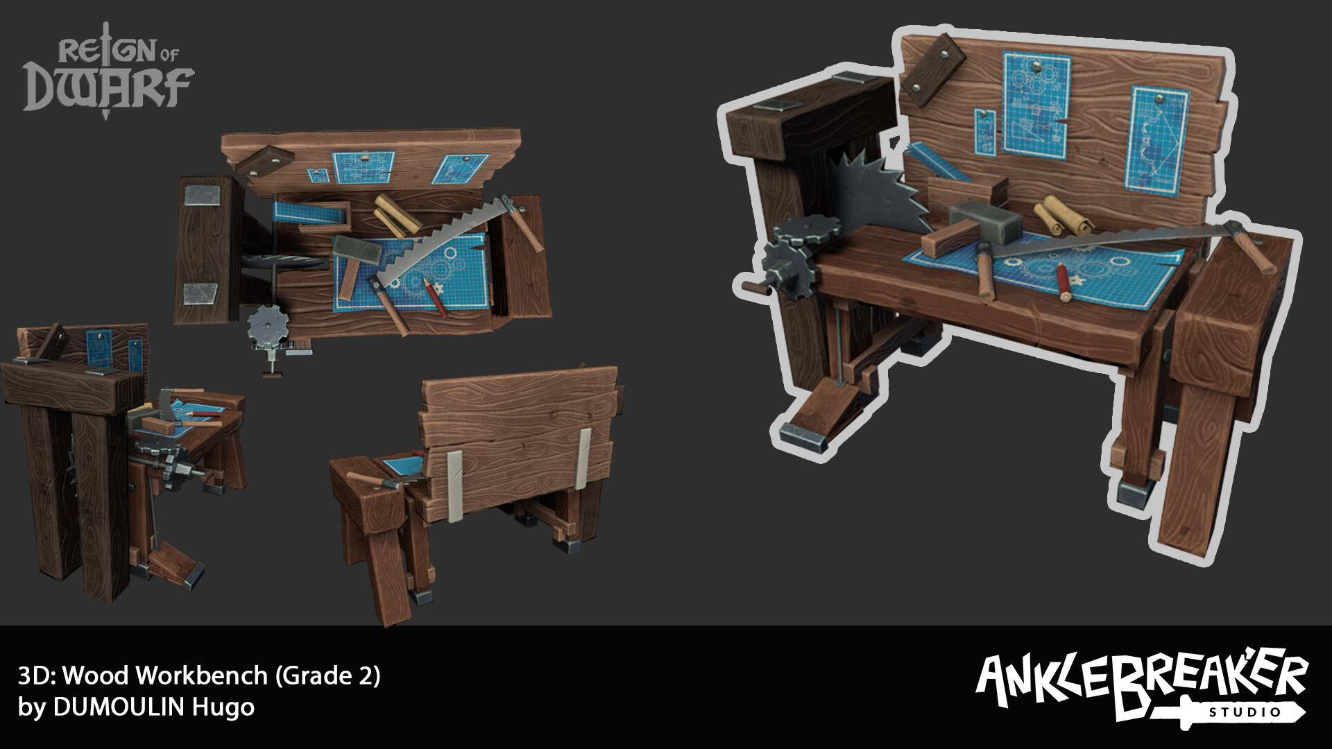 ArtStation - Wood Workbench Grade 2