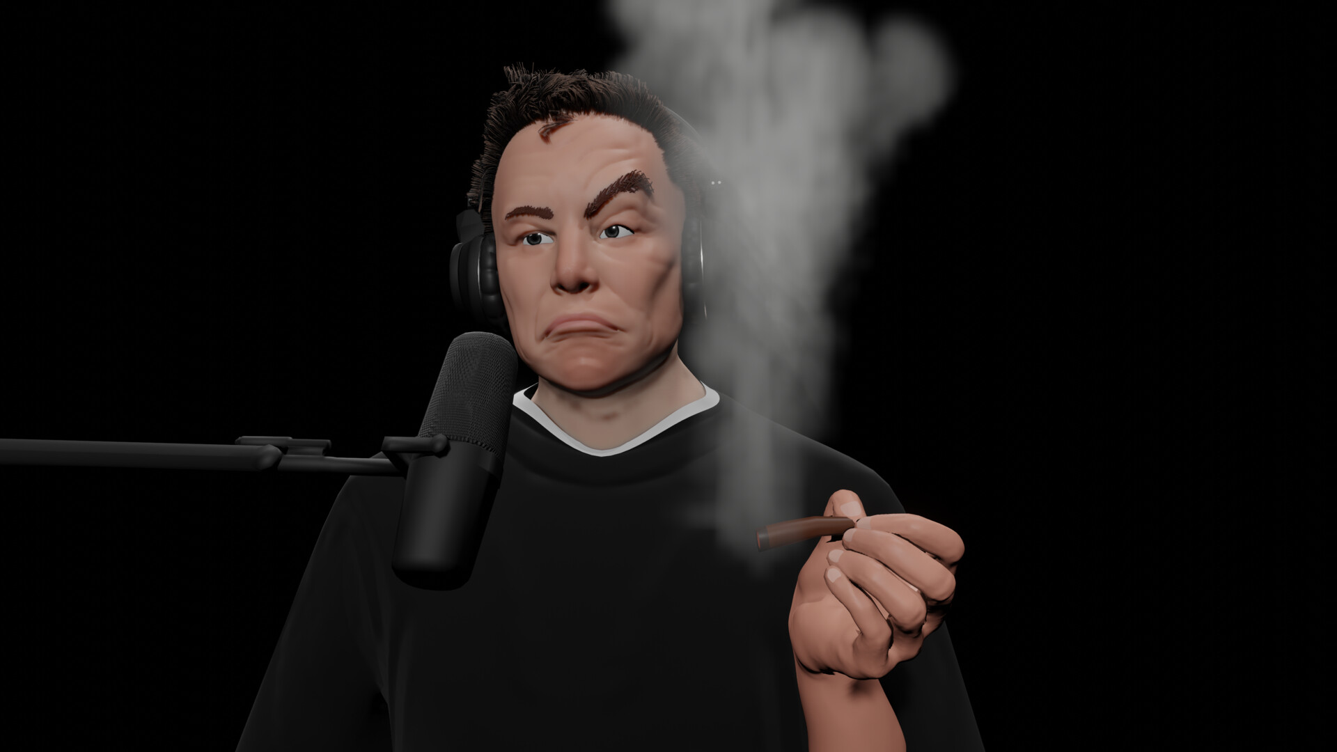 ArtStation - Elon Musk stylized 3D model