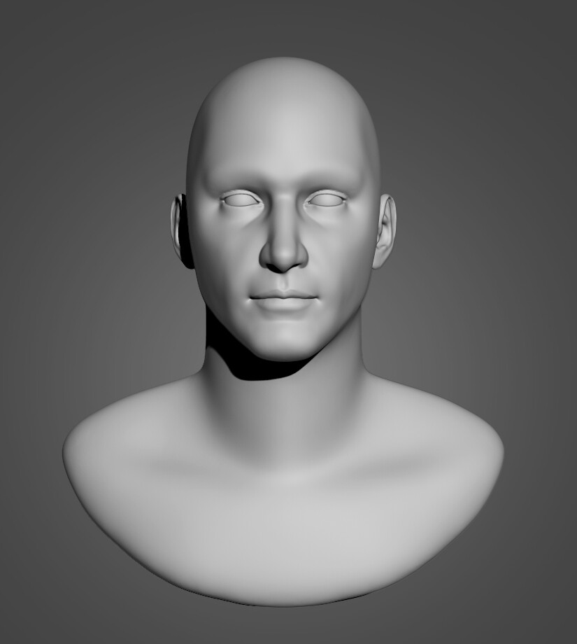 ArtStation - Male Facial Anatomy