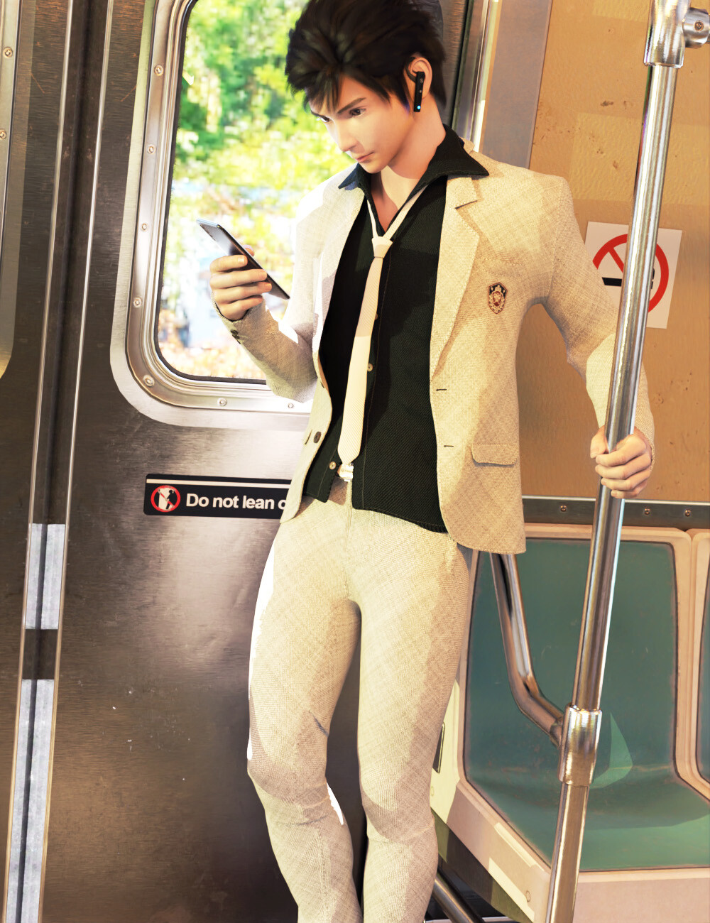 ArtStation - School Suit Uniform