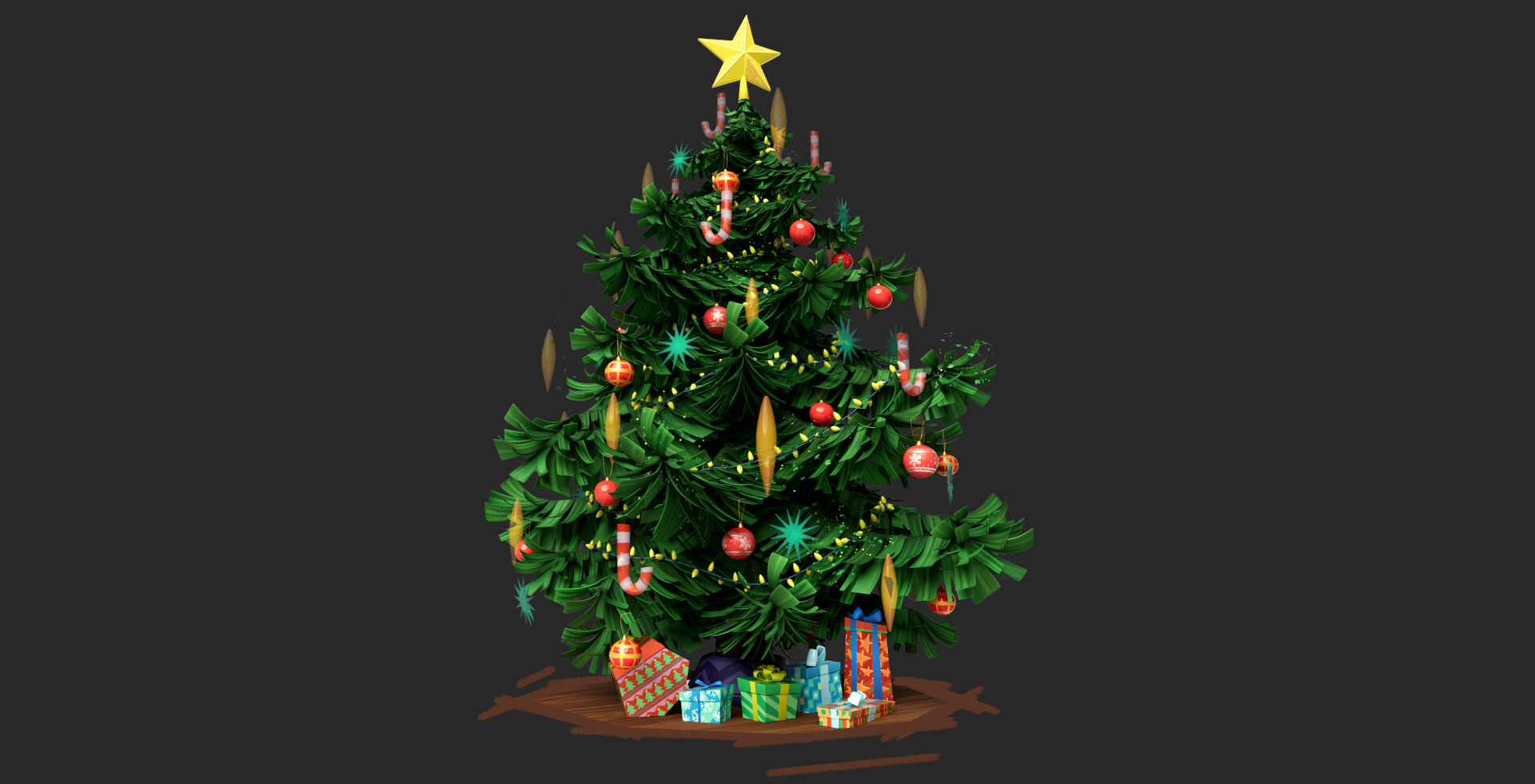 ArtStation - Christmas Tree