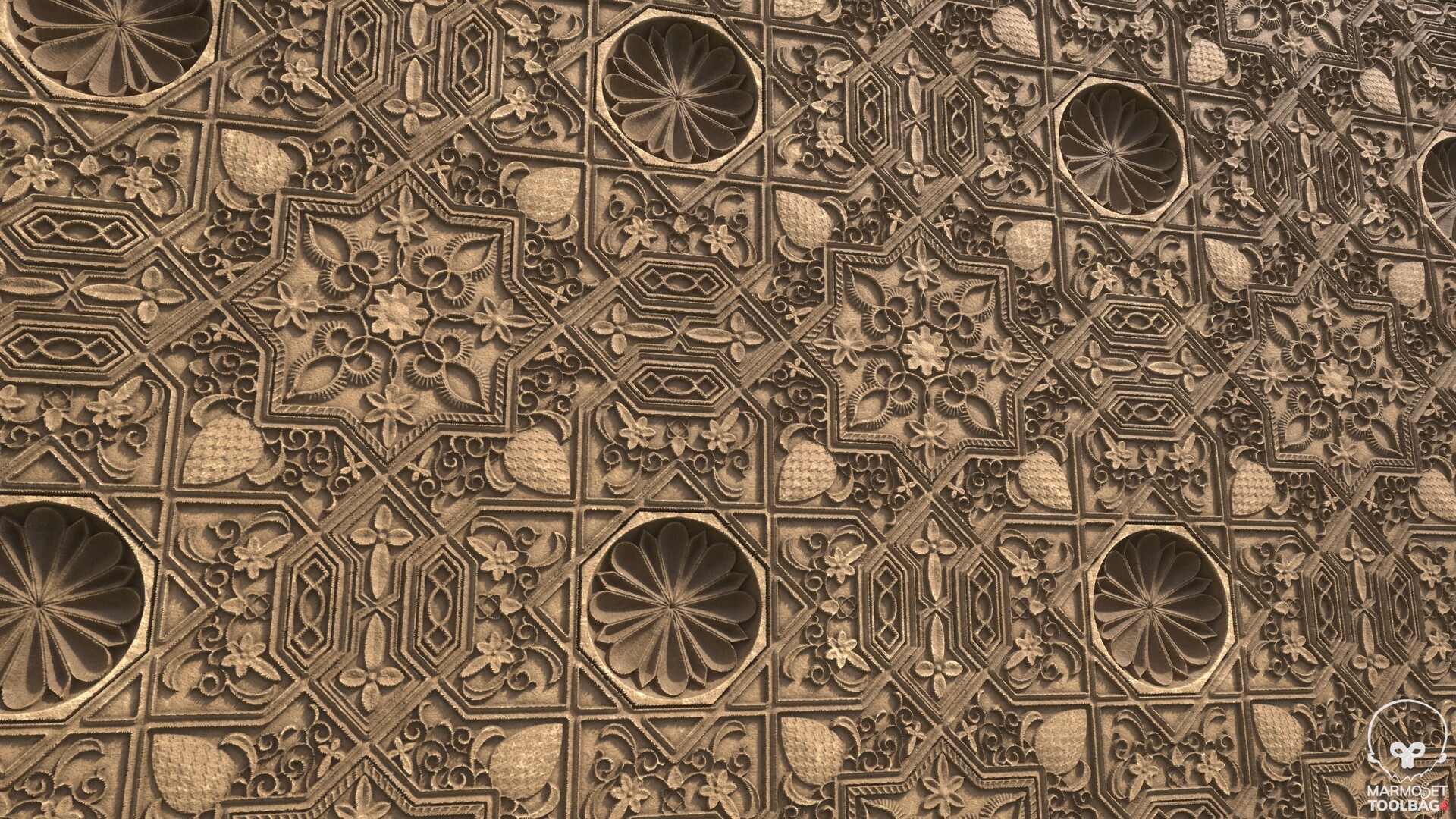 Siddharth Nikam - Arabic Wall design inspired by Alhambra palace