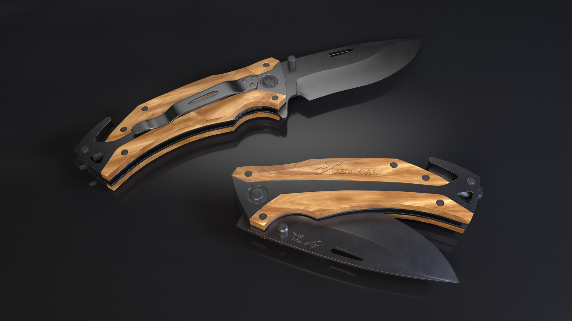 ArtStation - Tactical Knife - Bergkvist K29