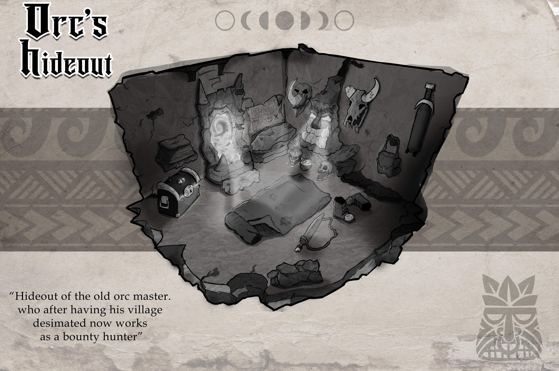 ArtStation - Orc's Hideout