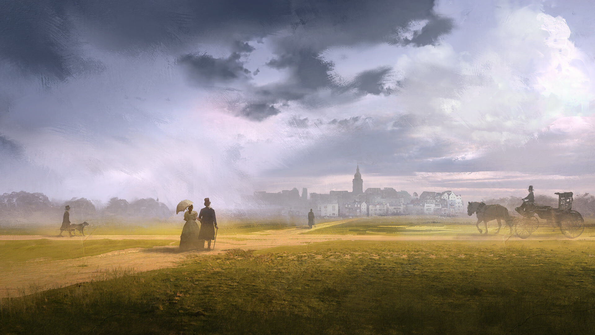 On a Stroll by Joseph Feely : r/ImaginarySliceOfLife