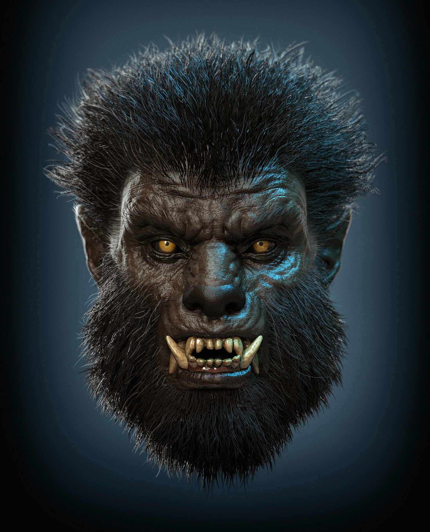 wolfman concept art