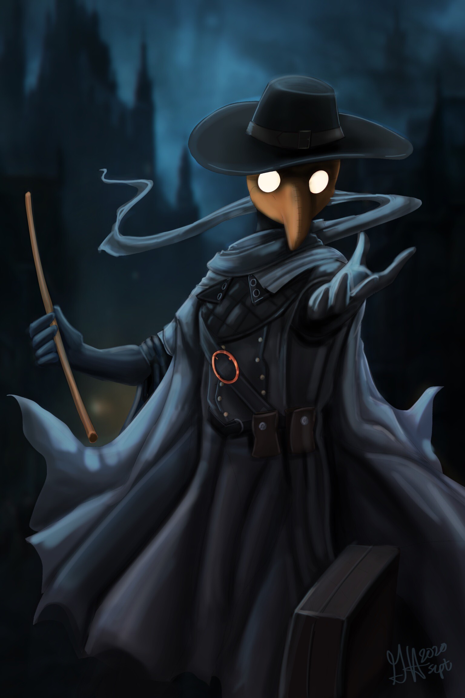 ArtStation - Plague Doctor Poster