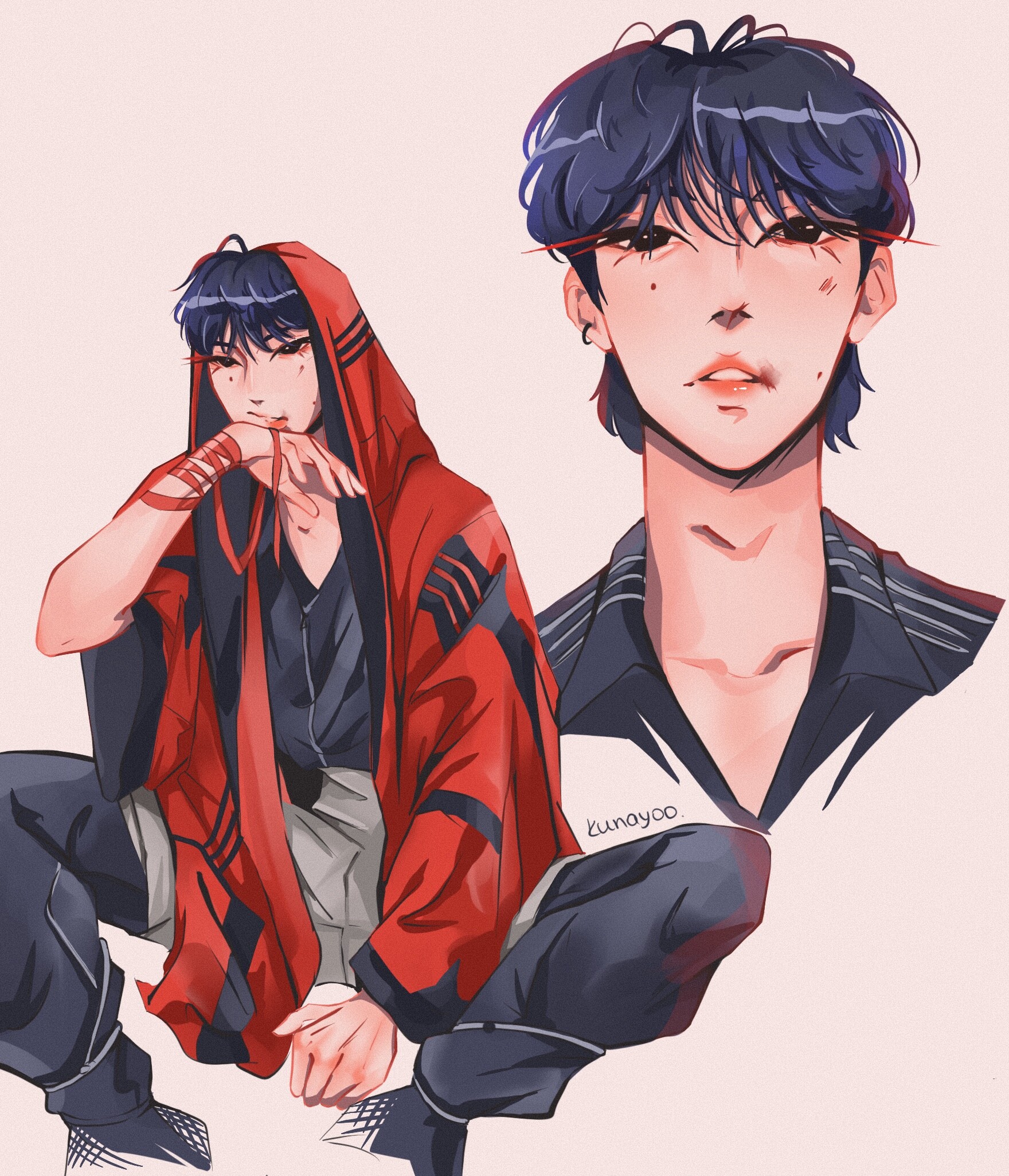 Aer Anime Minigi Ateez The World Movement Mingi Teaser 1" Art Print
