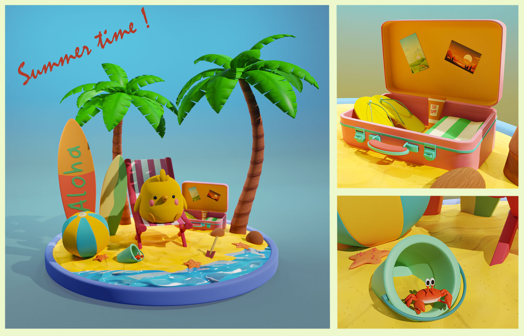 ArtStation - Summer time