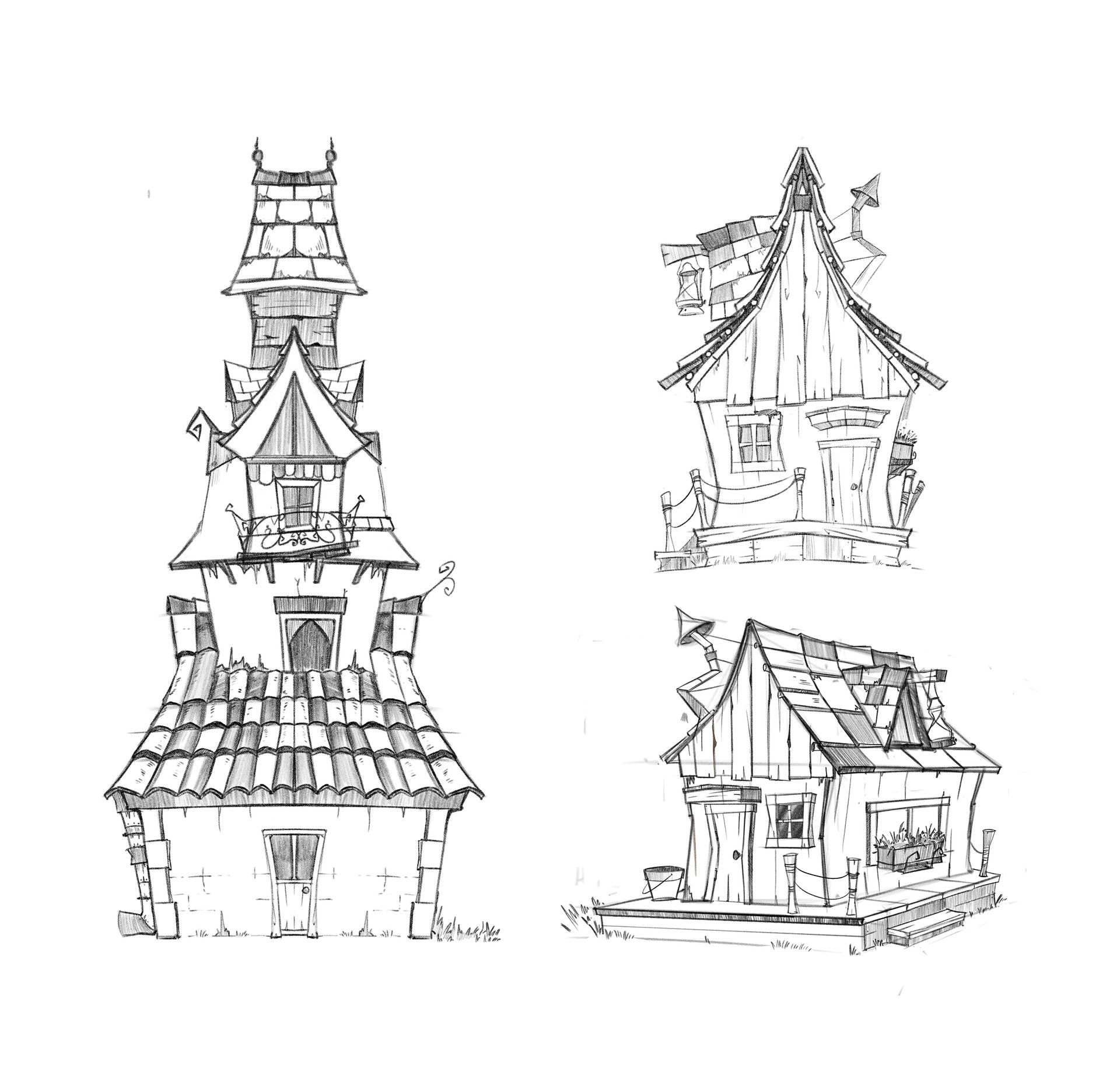 ArtStation - Stylized Houses