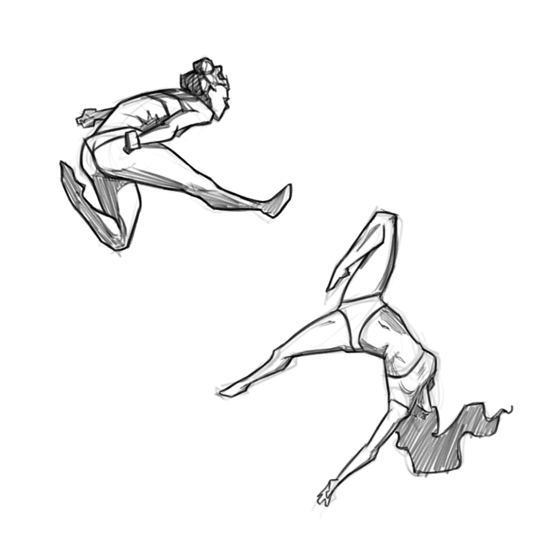 Person Falling Reference