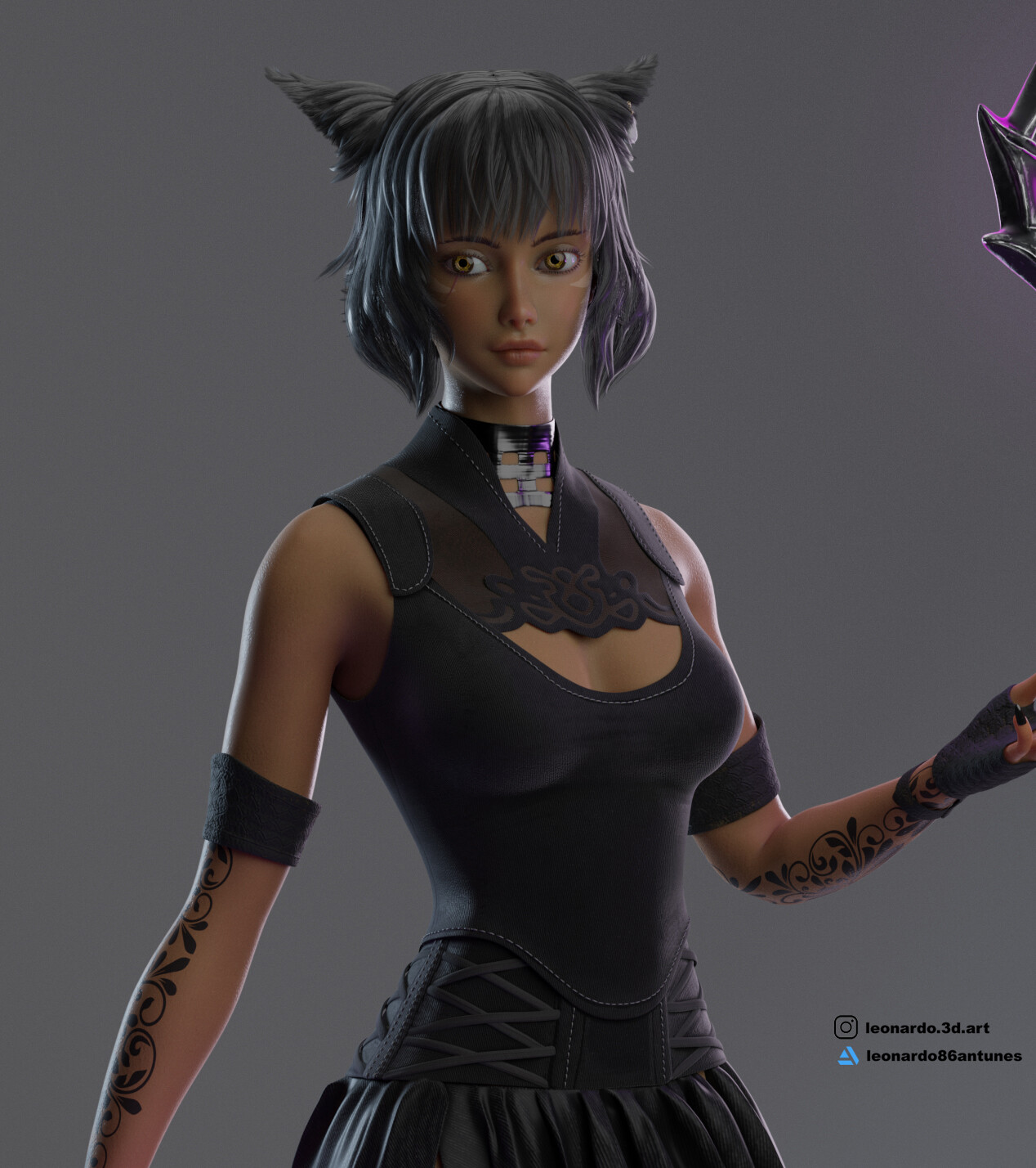 ArtStation - FFXIV - Miqo'te