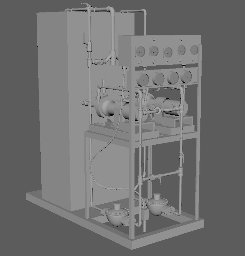 ArtStation - Lab machine 1(still in progress for texturizing)