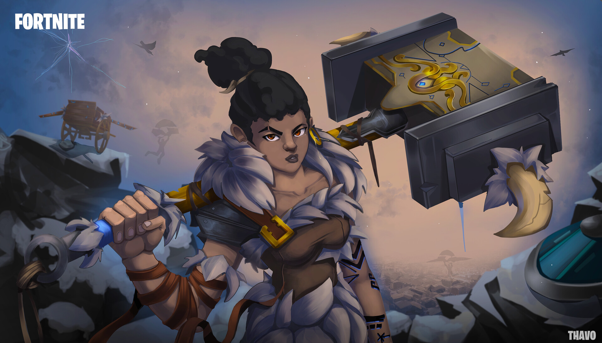 ArtStation - Fortnite ''Yrsa'' Artwork Illustration