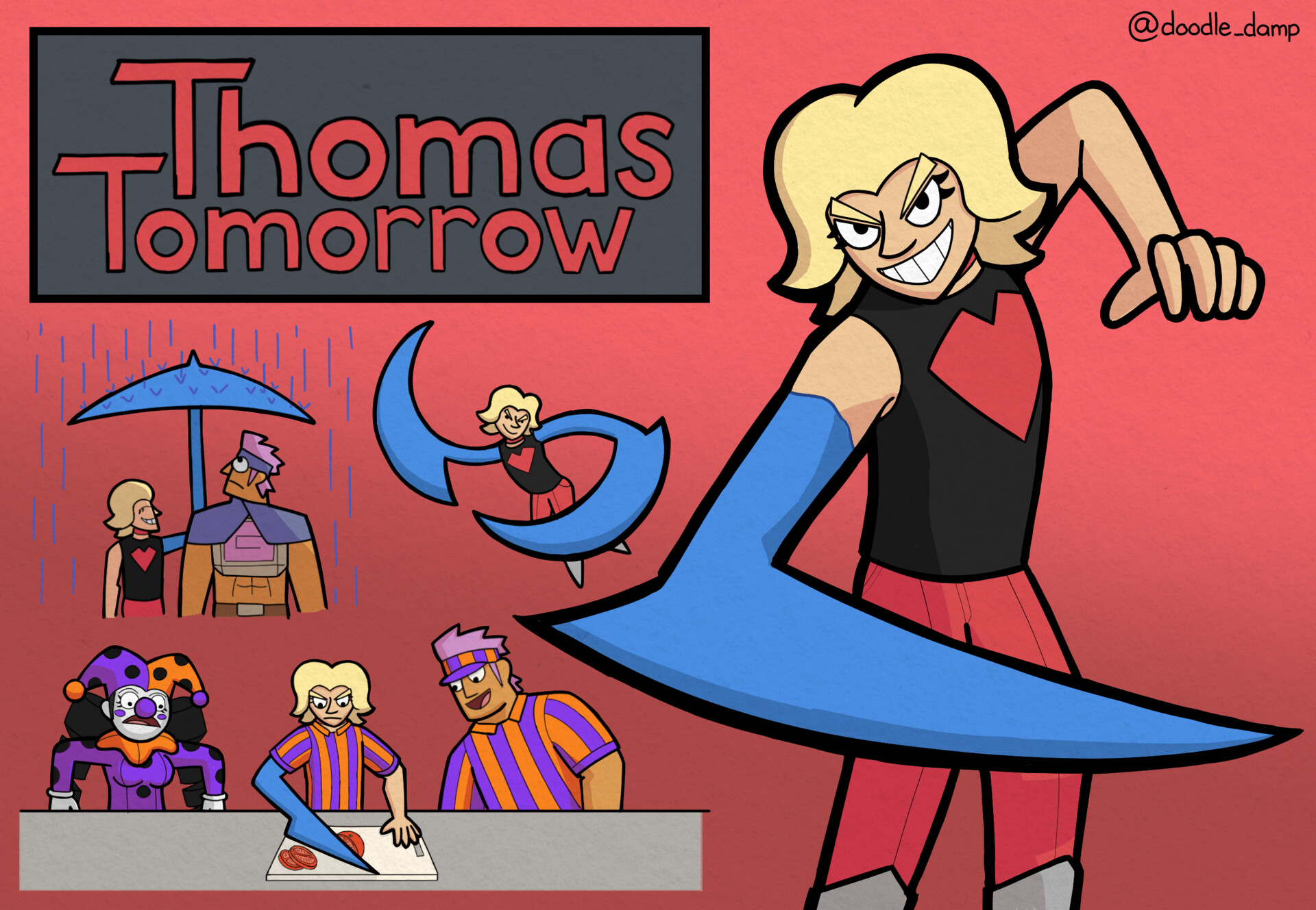 ArtStation - Thomas Tomorrow Demonstration Sheet