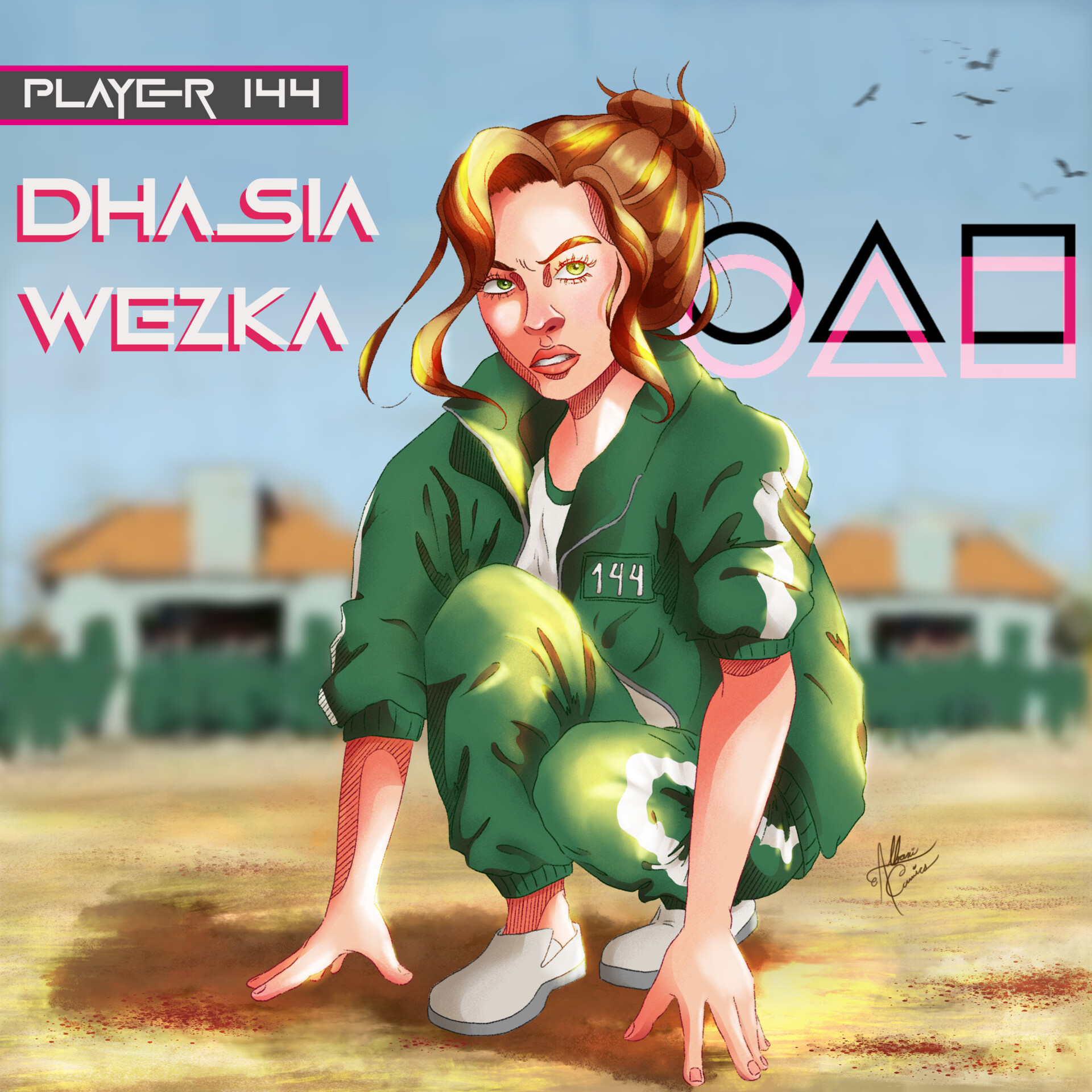 ArtStation - Squid Game Concept Art: Dhasia Wezka