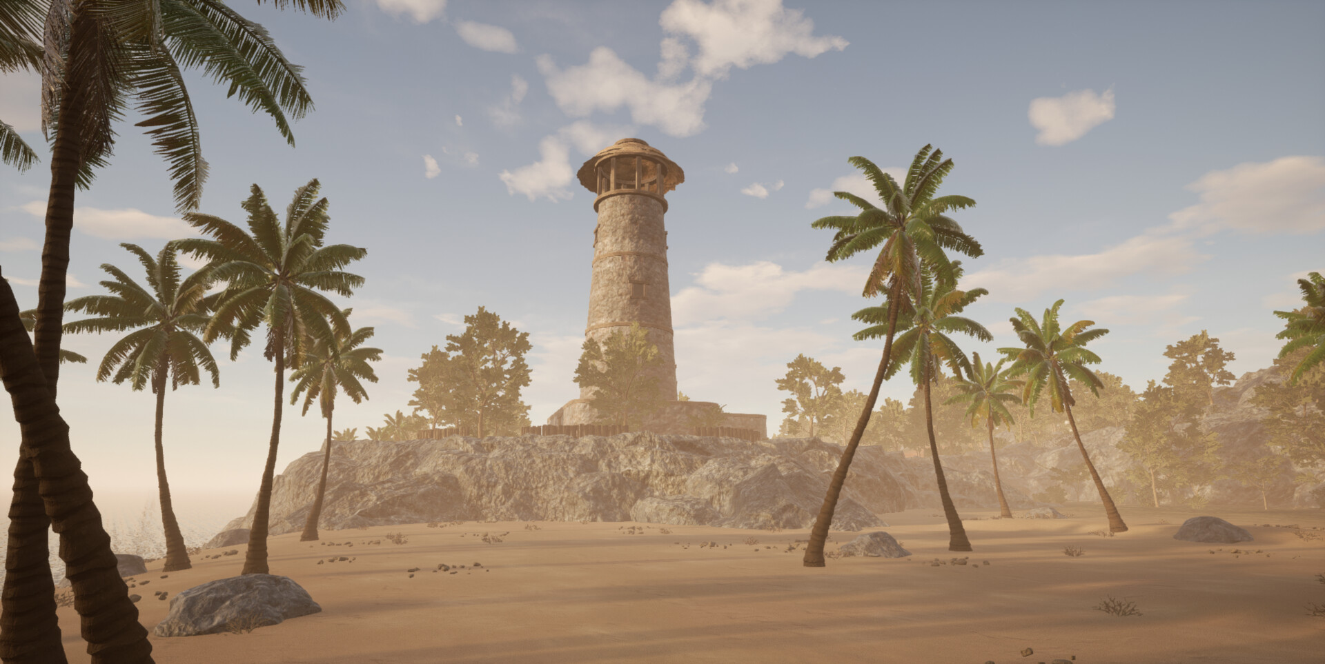 ArtStation - Medieval Fisher Village on a Secluded Island Unreal Engine Level Design