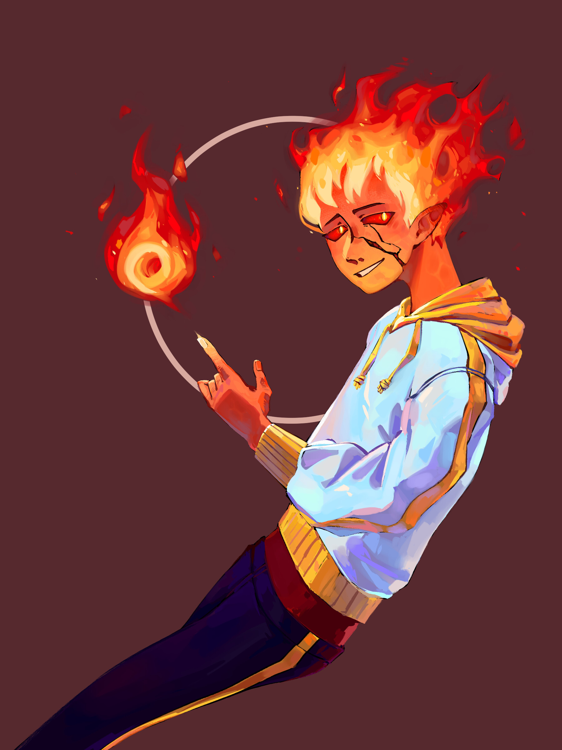 ArtStation - Original Character - Fire Demon