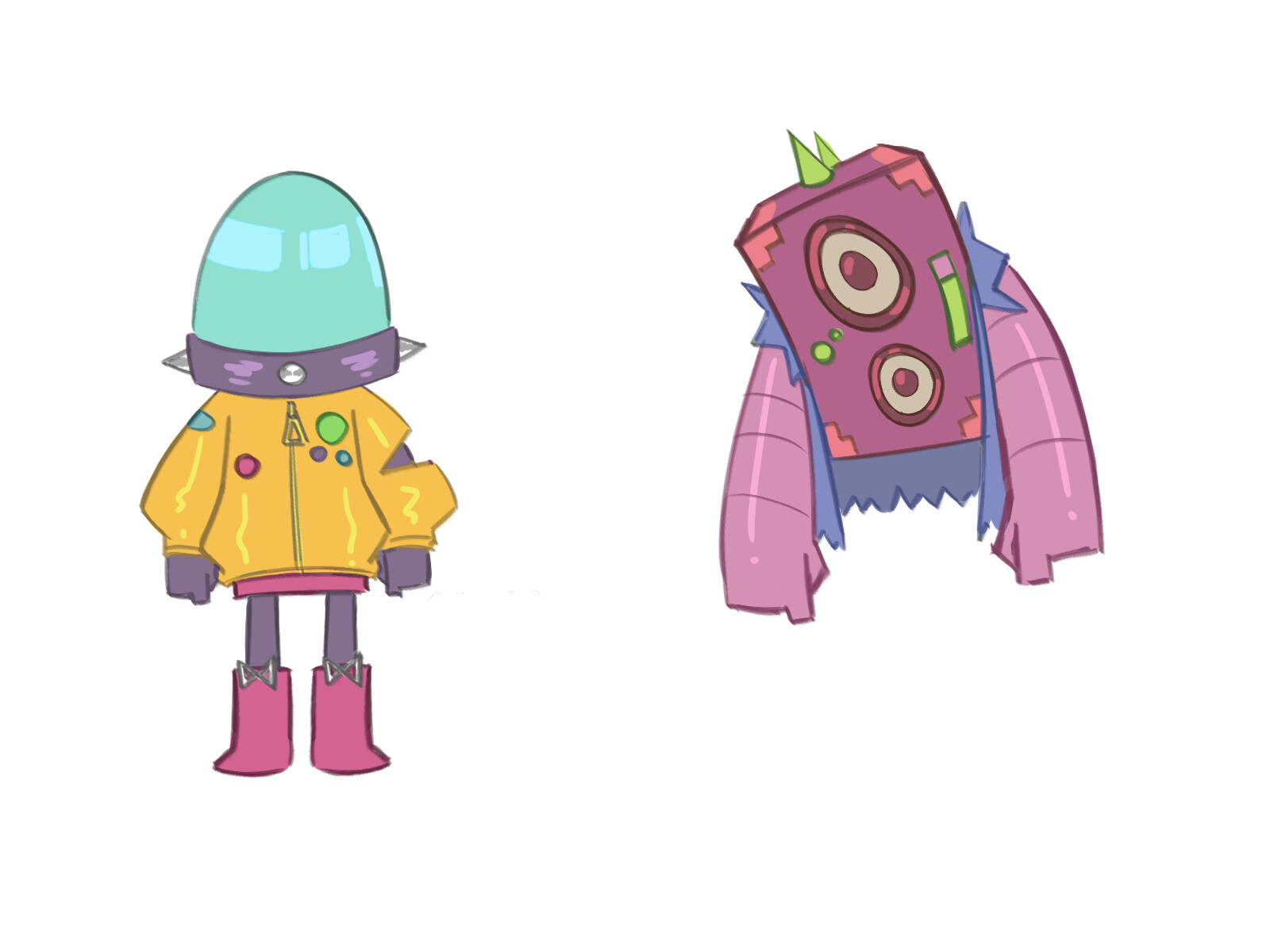 ArtStation - Space Punk - Mobile Game - Concept