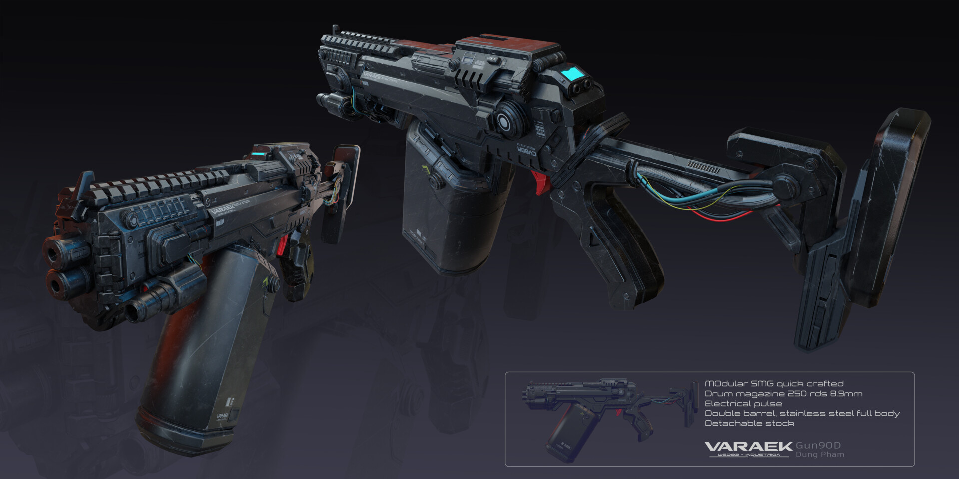 ArtStation - MODULAR GUNS - VARAEK