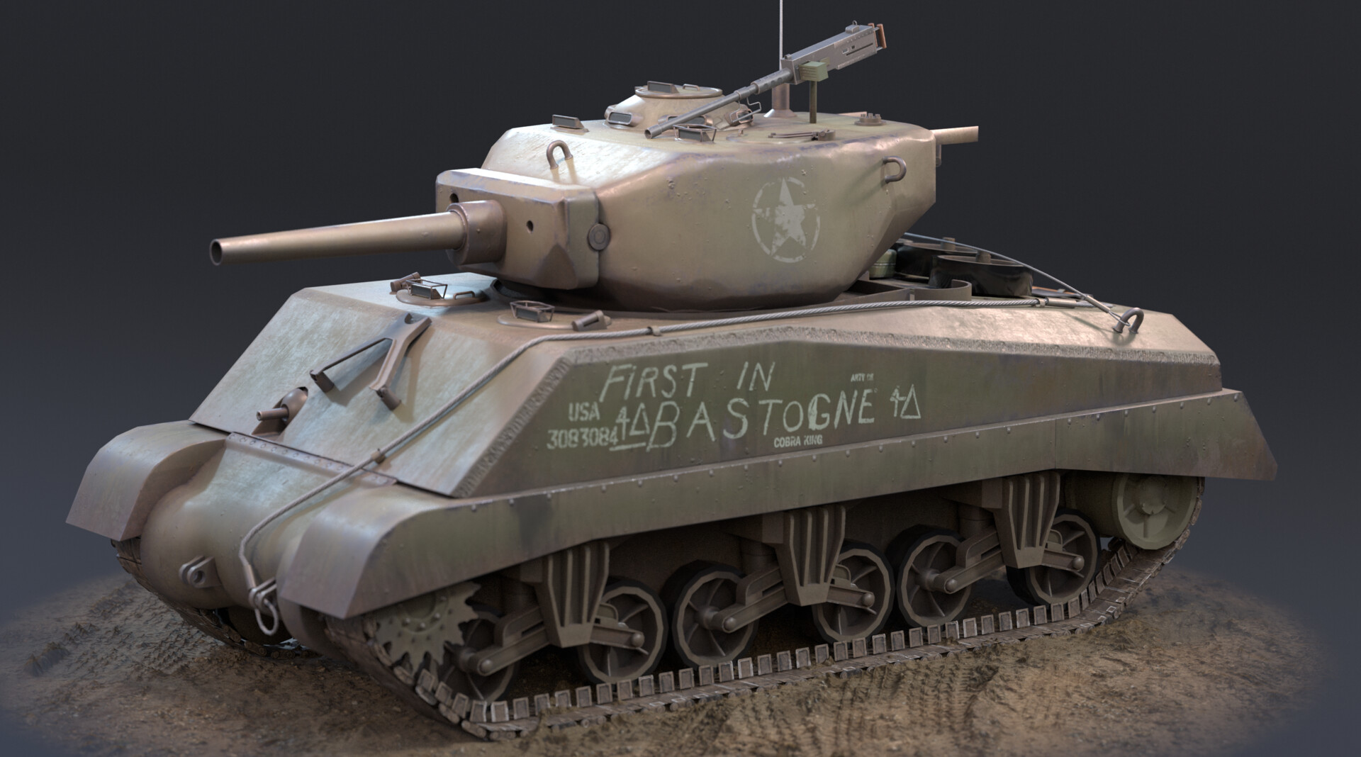 ArtStation - M4 Sherman Jumbo